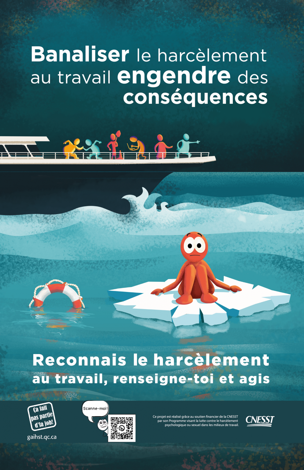 Affiches - Harcèlement au travail - GAIHST